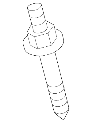 W717354-S442 - High-Quality Shield Bolt for 2015-2019 Ford | AutoNation ...