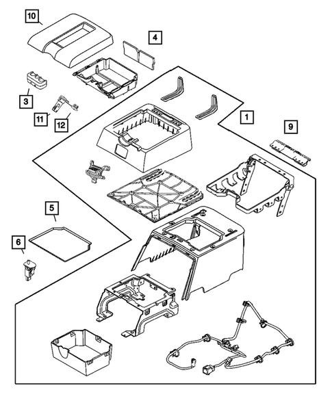 Consoles for 2006 Dodge Ram 2500 | Mopar eStore
