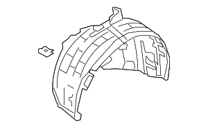 2019-2025 Audi Fender Liner 4KE-821-172-C | Audi USA Parts