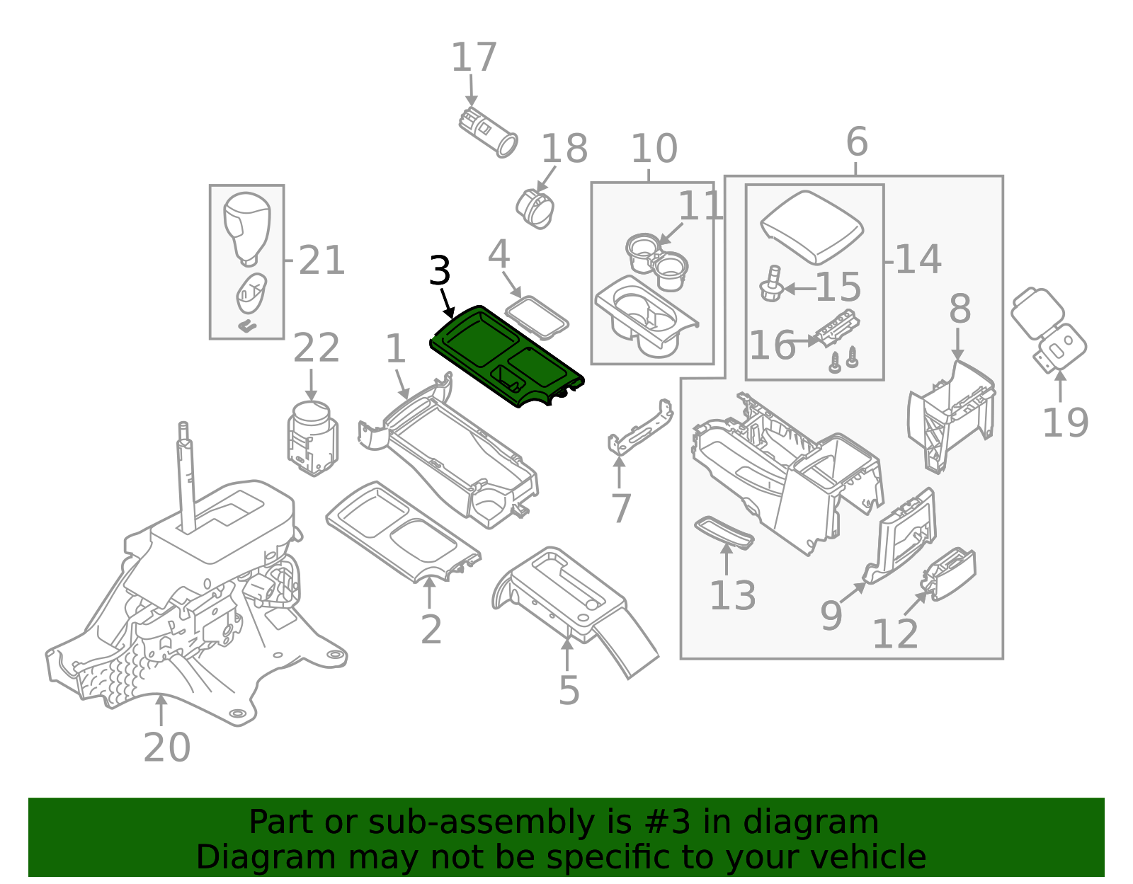 2020-2021 Nissan Frontier Shift Indicator 96941-9BT0C | Ziegler Nissan ...
