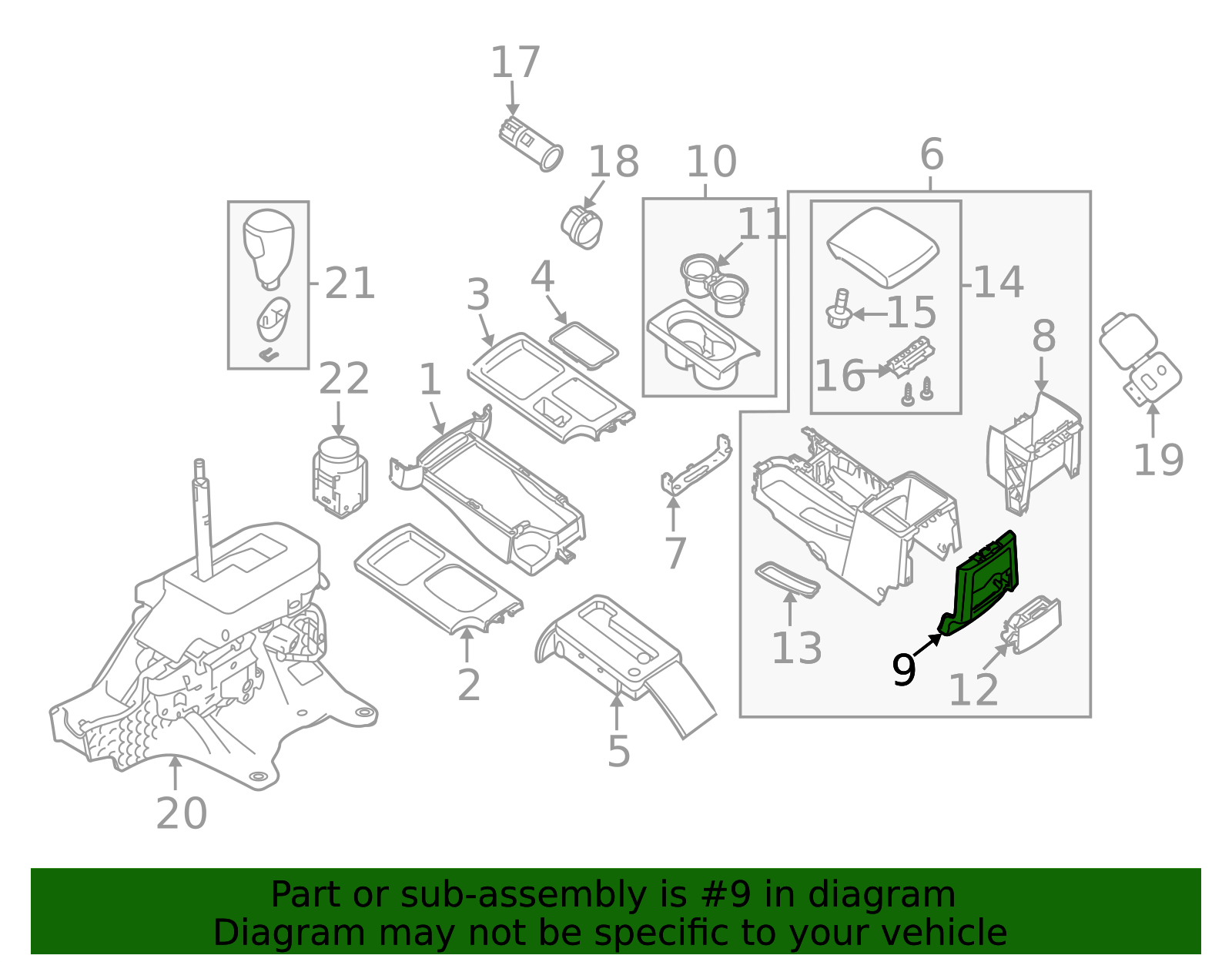 2005-2021 Nissan Frontier Rear Trim 96930-EA063 | My Nissan Part