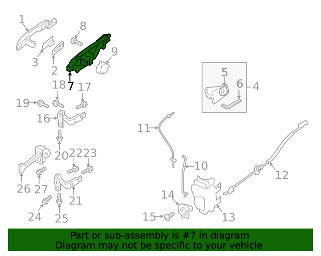 2019-2020 Volvo Handle Base 30747095 | TascaParts.com