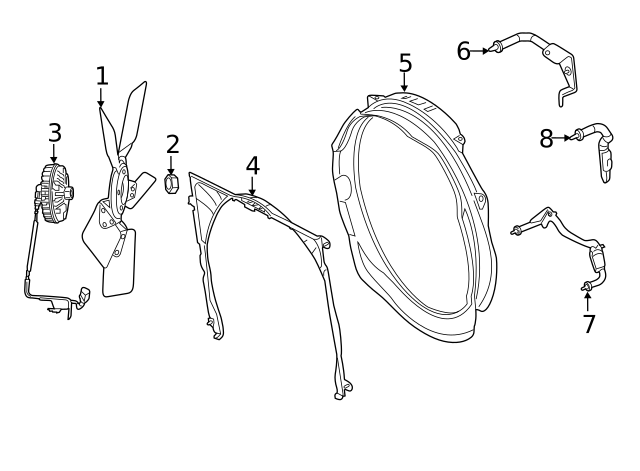 2019-2020 Ram Fan Guard 68359840AB | TascaParts.com