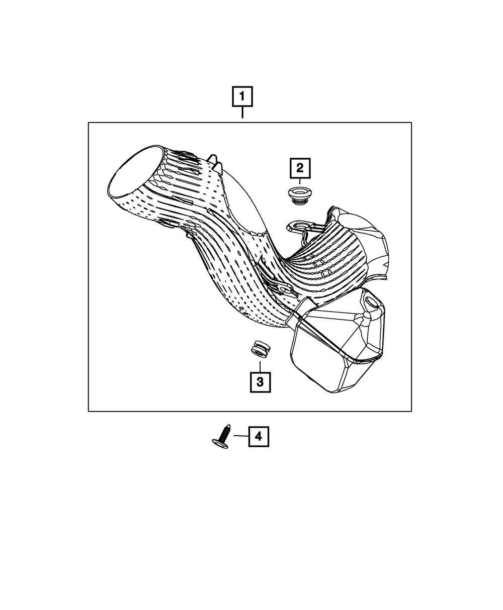 2011-2020 Mopar Fresh Air Duct 04861736AB | Retail Performance Auto Parts