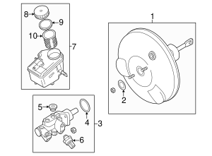 2001-2008 BMW Brake master cylinder 34-33-6-785-666 | AutoNation Parts