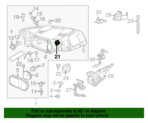 Volvo OEM Adjust Screw Part# 30655973 | OEM Vehicle Parts