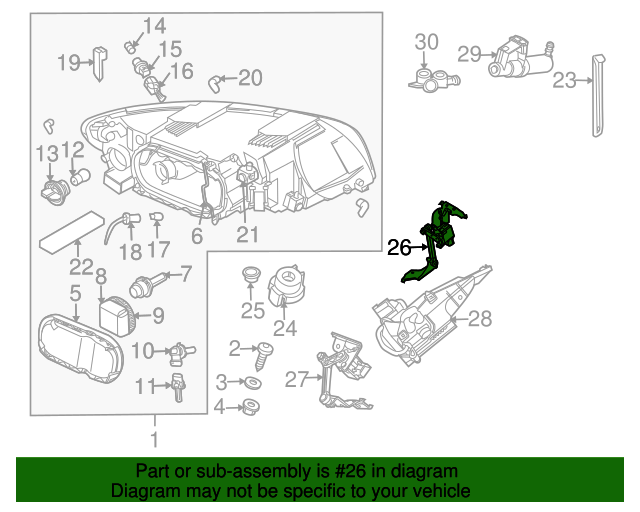 30659018 - Position Sensor 2004-2013 Volvo | My Swedish Parts