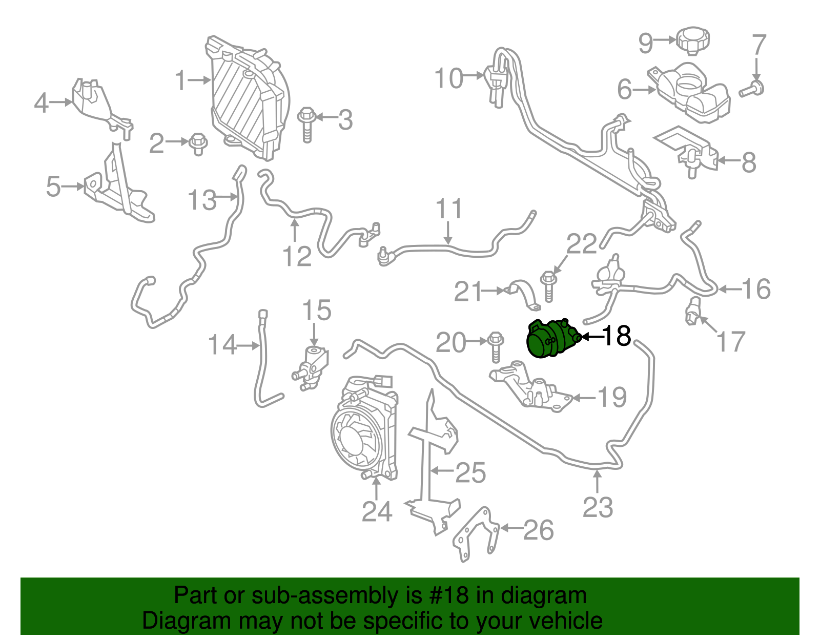 Genuine Water Pump for 2016-2021 Volvo | Part# 31338384 | Over 30% Off ...