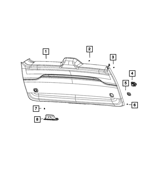Liftgate Panel and Scuff Plate for 2022 Jeep Wagoneer | Mopar eStore