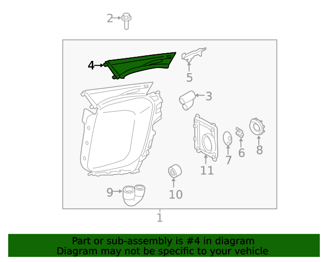 92154-S9000 - Mount Bracket 2020-2024 Kia Telluride | Kia.Parts Store