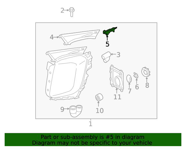 92152-S9000 - Support Bracket 2020-2023 Kia Telluride | Kia.Parts Store