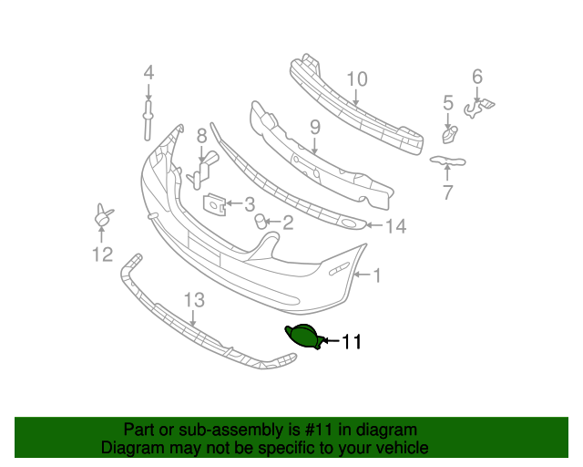 86563-2G000 - Lamp Cover 2006-2007 Kia Optima | Kia.Parts Store