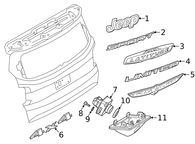 Nameplate - Mopar (68247419AA) | TascaParts.com