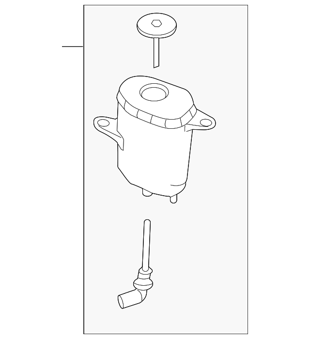 Genuine BMW 32-41-6-782-942 | Power Steering Pump Reservoir | FREE ...