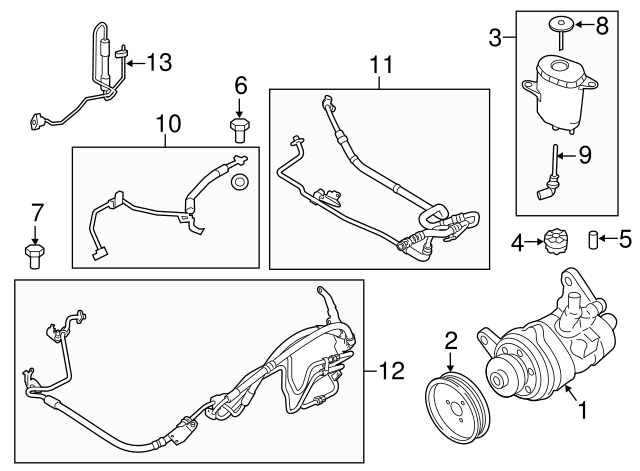 Genuine BMW 32-41-6-776-172 | Power Steering Pump | FREE Shipping on ...