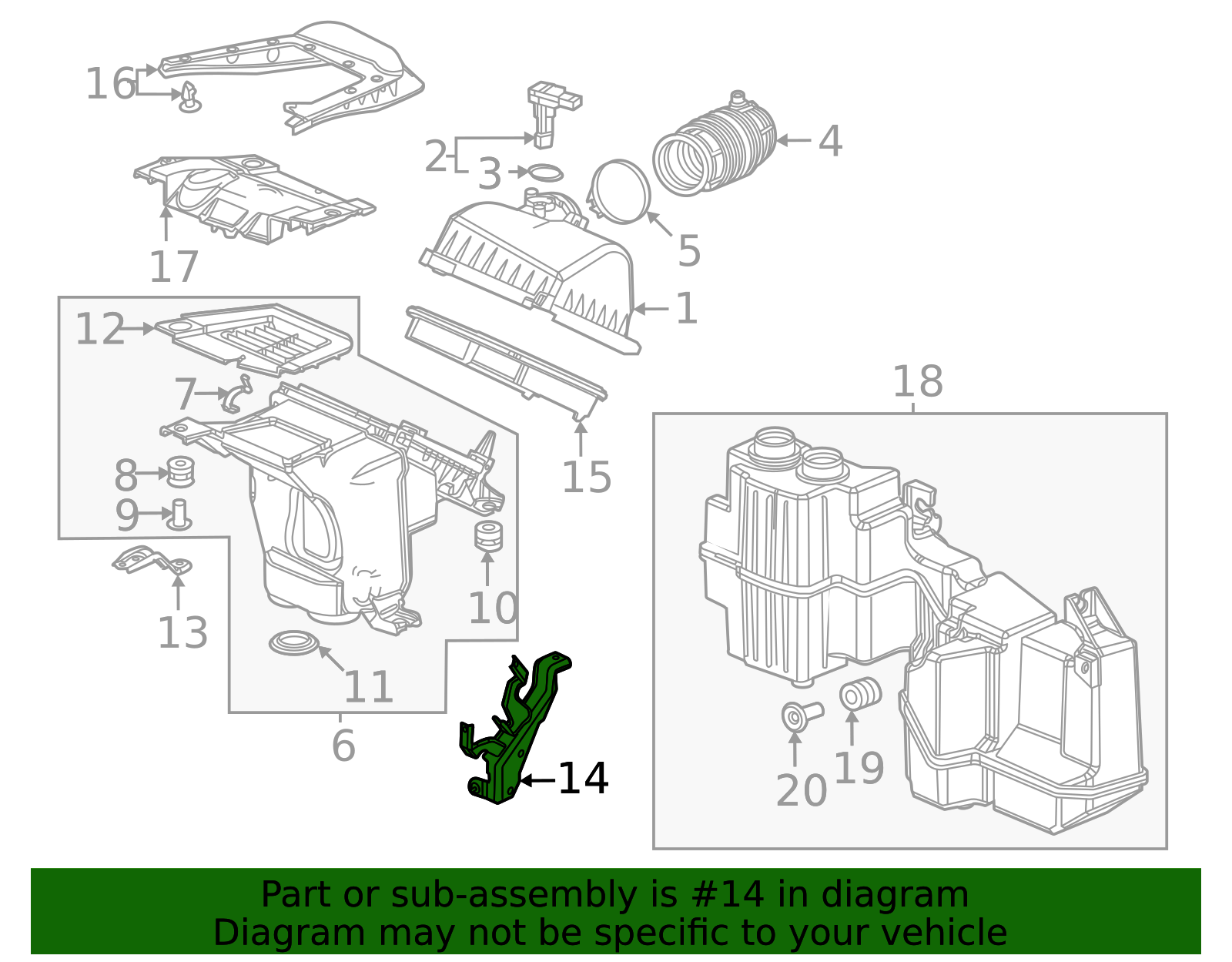 17262-64S-A00 - 2022-2024 Honda Civic - Stay Bracket | Genuine Honda Parts