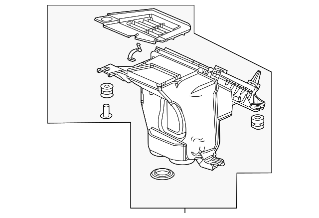 2022-2024 Honda Civic Air Cleaner Body 17201-64S-A01 | OEM Parts Online