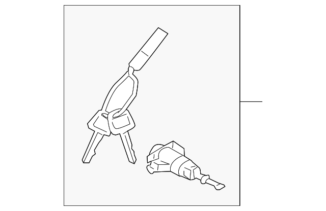 Genuine Lock Cylinder for 2010-2016 Hyundai Genesis Coupe | Part# 81970 ...