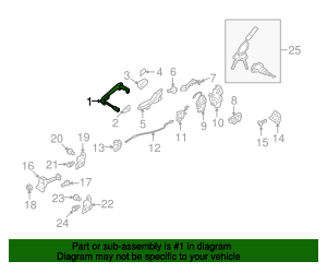 2010-2012 Hyundai Genesis Coupe Exterior Door Handle 82651-2H000-NBA ...