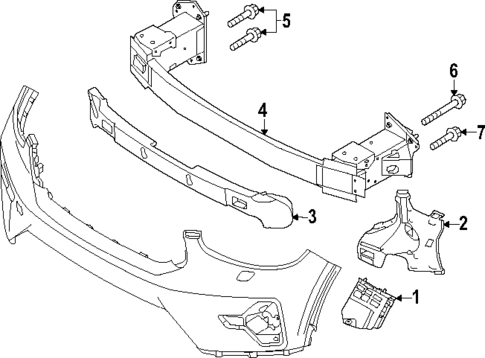Bumper & Components - Front for 2023 Volvo XC40 | OEM Parts Online