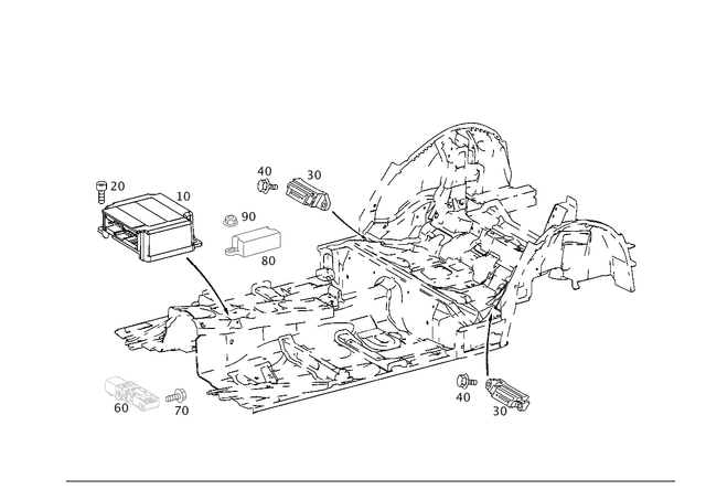 002-820-08-26 - Trigger Device 1960-2009 Mercedes-Benz | Mercedes-Benz ...