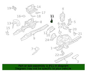 41009630050 - 2021-2022 BMW 430i Rail End (41-00-9-630-050) | BMW of ...