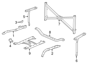 74970-T3V-A00 - Frame, Ipu (Upper) (R) 2014 Honda Accord | Honda Parts ...