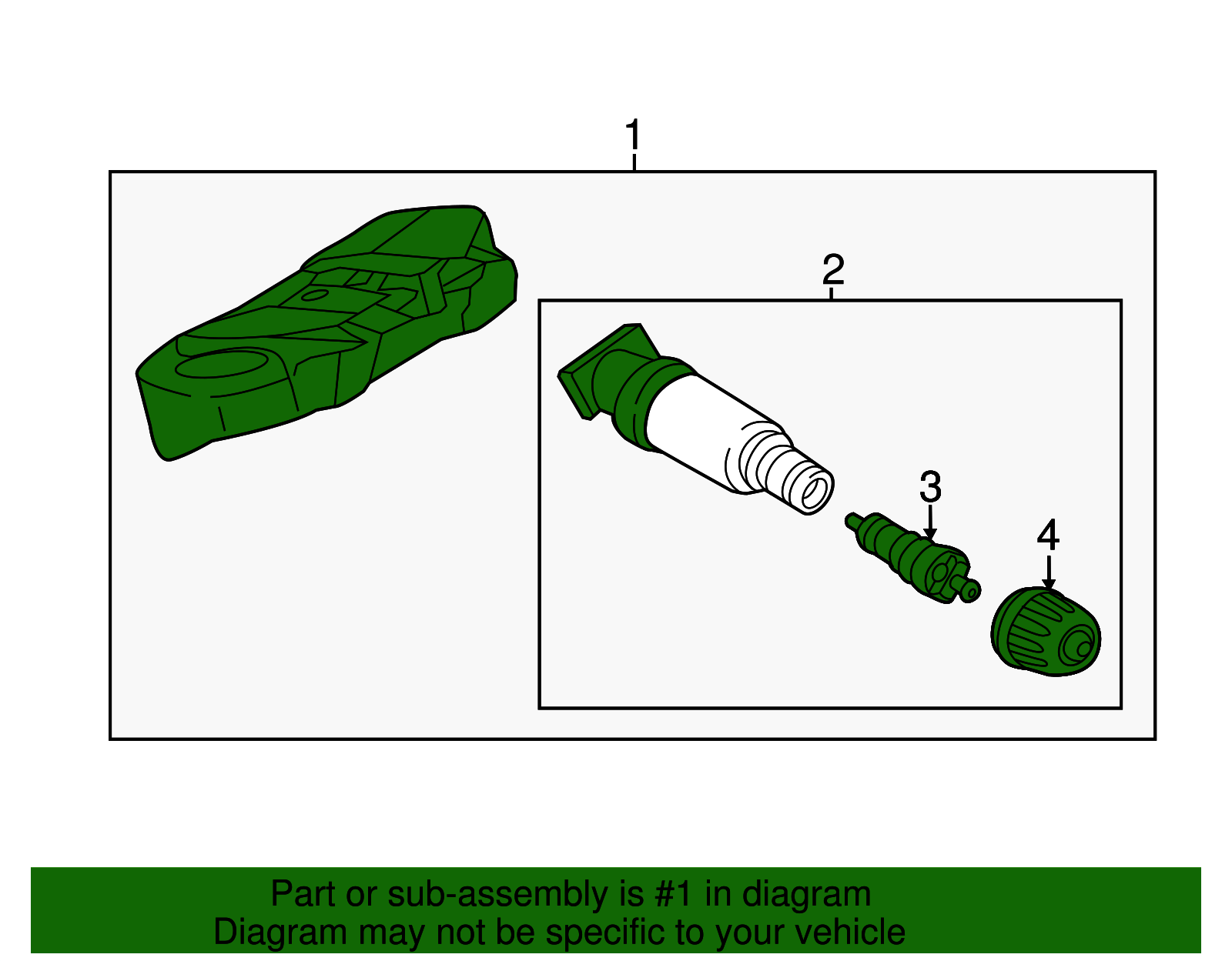 Genuine Tire Pressure Monitoring System (TPMS) Sensor for 2016-2025 BMW ...