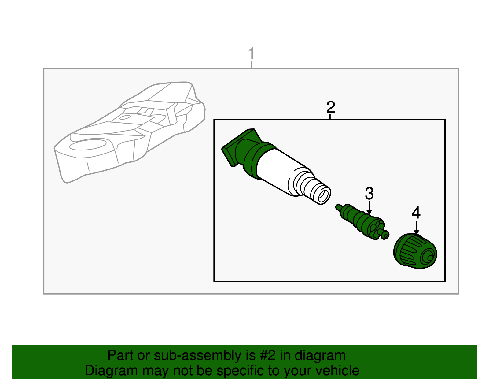36106874842 - 2016-2025 BMW Tire Pressure Monitoring System (TPMS ...