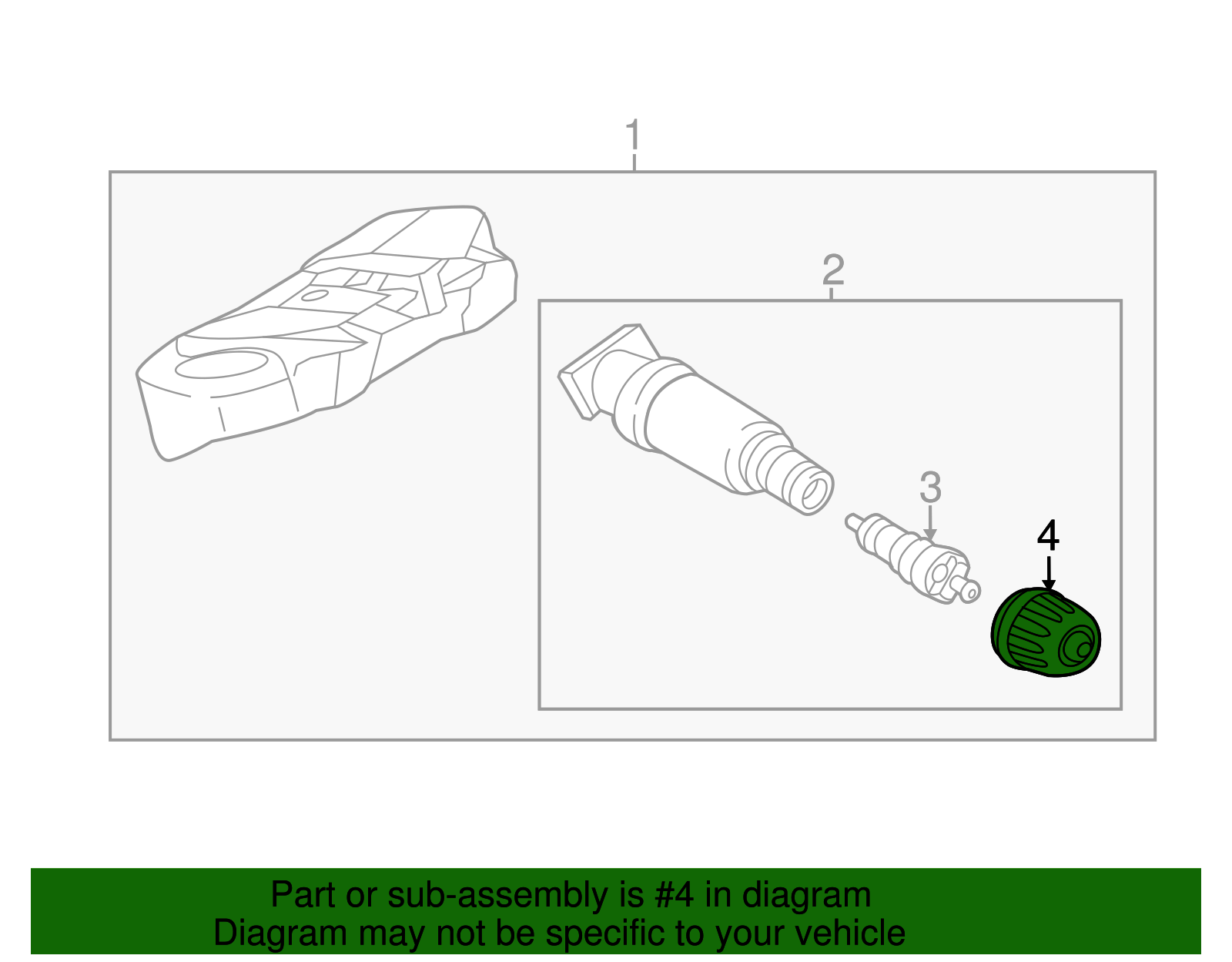 36146872776 - 2016-2025 BMW Tire Pressure Monitoring System (TPMS ...