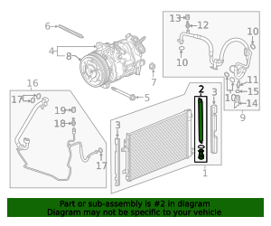 2016-2024 GM Air Conditioning Receiver and Dehydrator 84690764 GM ...