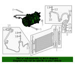 84746584 - Air Conditioning Compressor 2019-2023 Cadillac XT4 ...