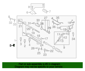 2009-2013 Mazda 6 Gear Assembly Mount Bolt 9YA0-21-21S | QuirkParts