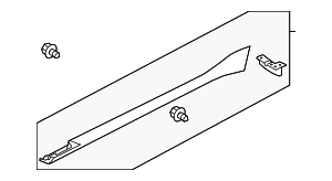 2017-2020 Jaguar XE Rocker Molding T4N18963LML | JaguarParts.com