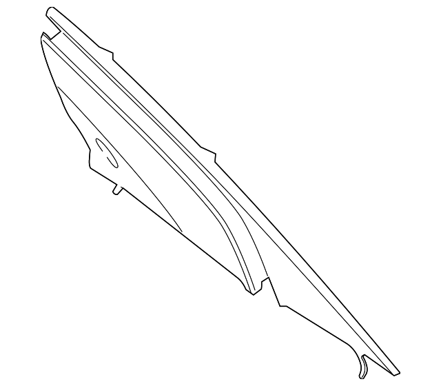 Genuine BMW 51-43-8-062-839 | Upper Quarter Trim | FREE Shipping on ...