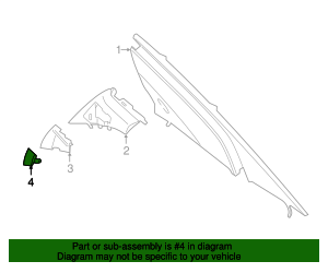 51-46-7-406-736 - Quarter Panel Trim Cap 2016-2022 BMW ...