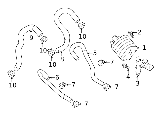 31237AA100 - Cooler - 2014-2023 Subaru | Subaru Parts Exchange