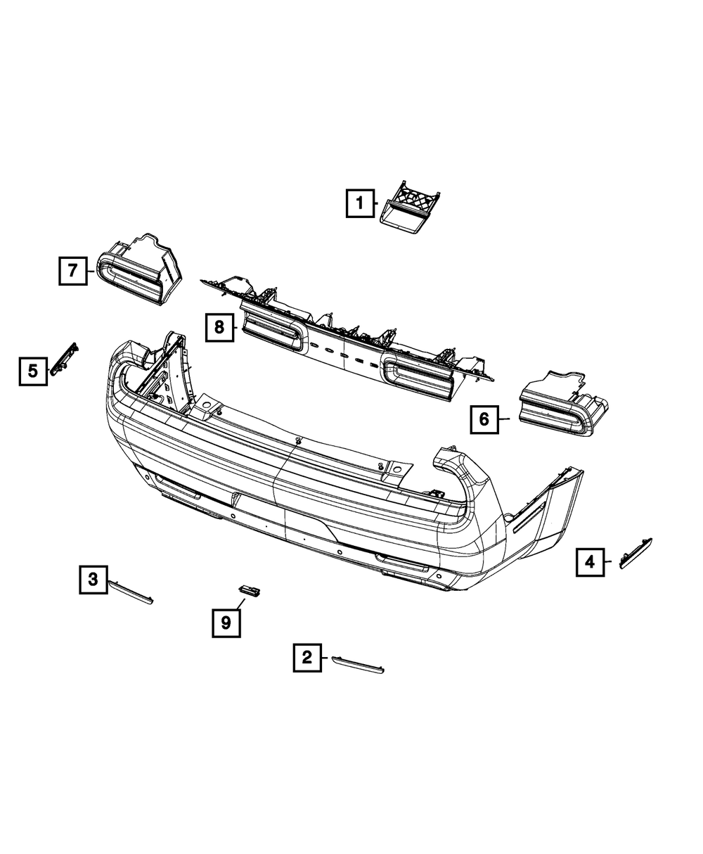 2019-2024 Dodge License Plate Lamp 68462399AB | Mopar eStore