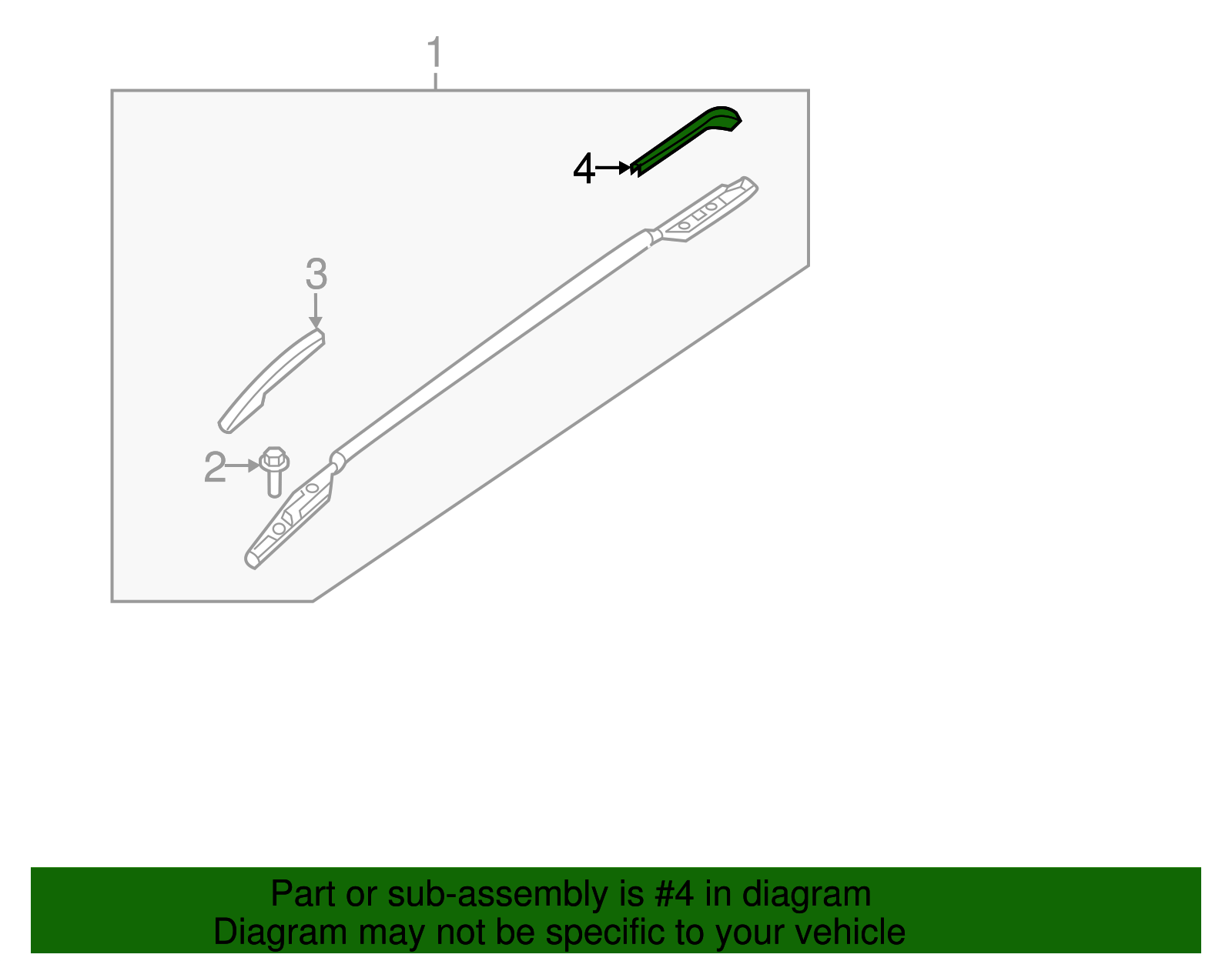 73873-4BA1A - Rear Cap - 2014-2020 Nissan Rogue | Nissan OEM Parts Direct