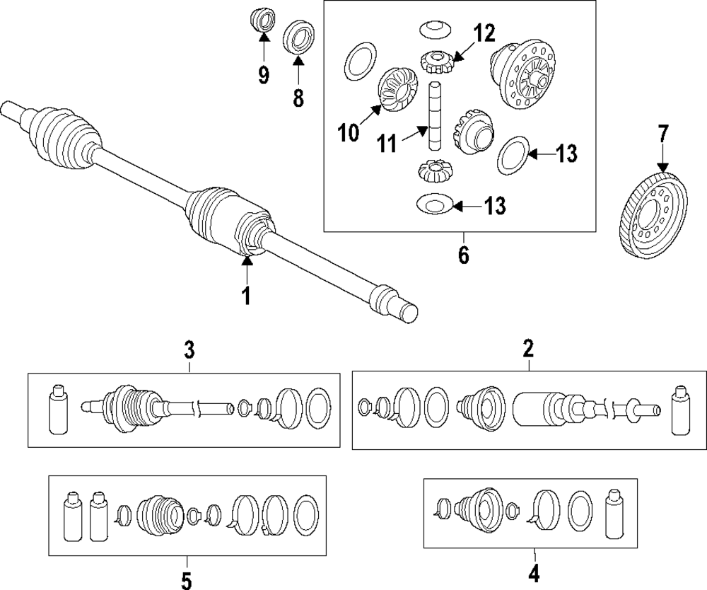 FZ02-27-238 - Automatic Transmission Output Shaft Seal - 2012-2024 Mazda | mazdaswag.com