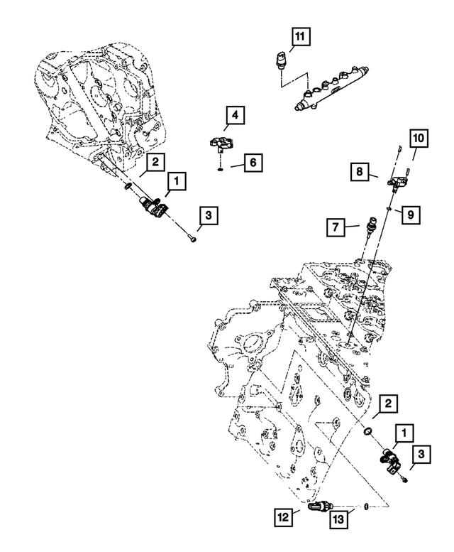 2003-2018 Mopar Crankshaft/Camshaft Position Sensor 68526830aa ...