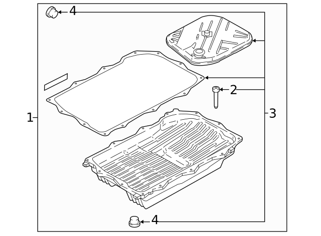 24119503407 - 2015-2020 BMW Kit Oil Pan Fluid Filter Au 241020 (24-11-9 ...