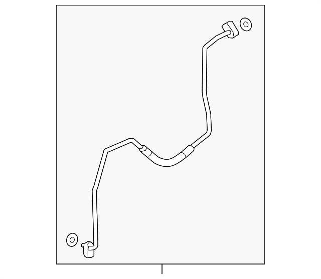 2016-2020 Cadillac CT6 Air Conditioning Condensor and Evaporator Hose ...