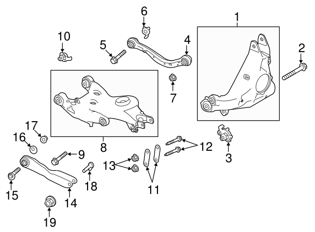 2014-2019 Land Rover Lateral Arm LR118364 | JaguarParts.com