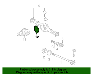 1995-2015 Toyota Gasket, Rear Differential Carrier 42181-34011 | OEM ...