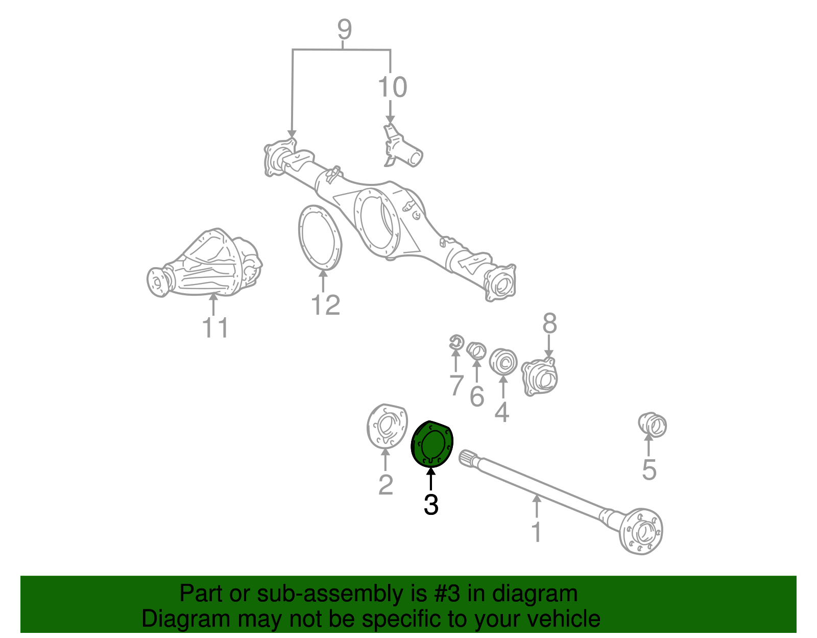 1984-2006 Toyota Oil Deflector Gasket 42443-55020 | Toyota Parts Center