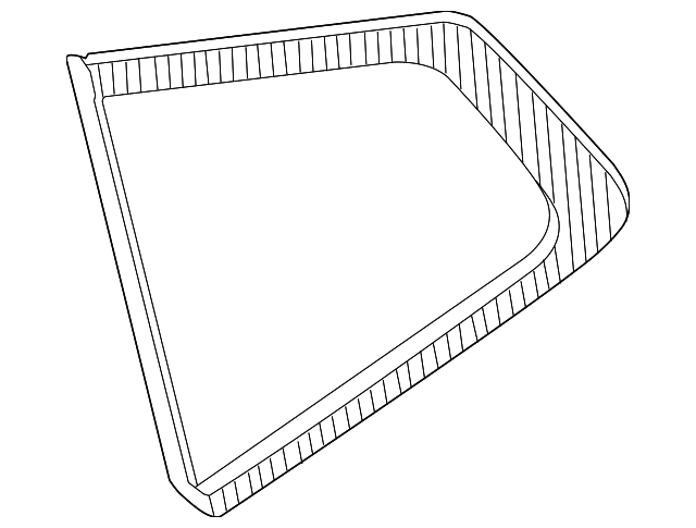 2014-2020 Nissan Rogue Quarter Glass 83300-7FL0A | Nissan Parts Central