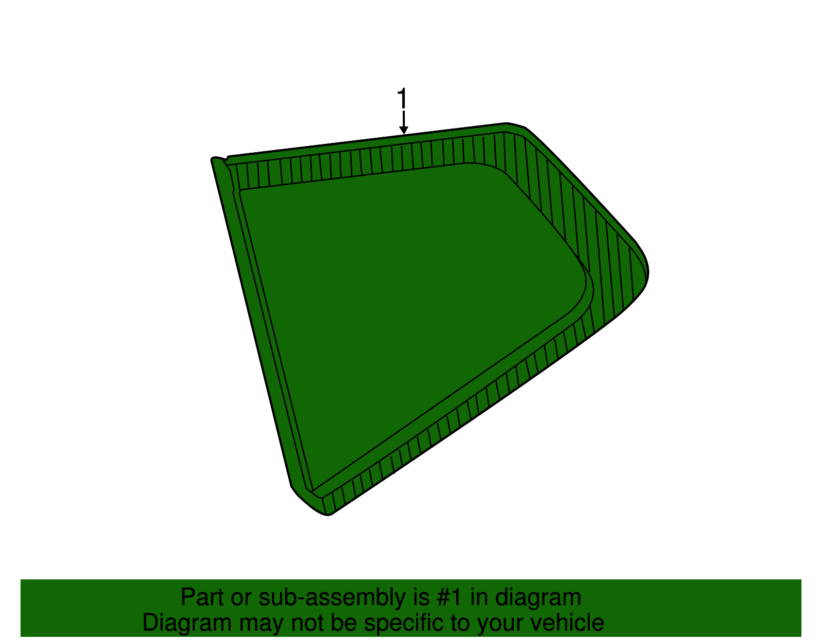 2014-2020 Nissan Rogue Quarter Glass 83300-7FL0A | Nissan Parts Central
