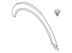 2016-2023 Mini Cooper Clubman Wheel Opening Molding 51-77-7-373-336 ...