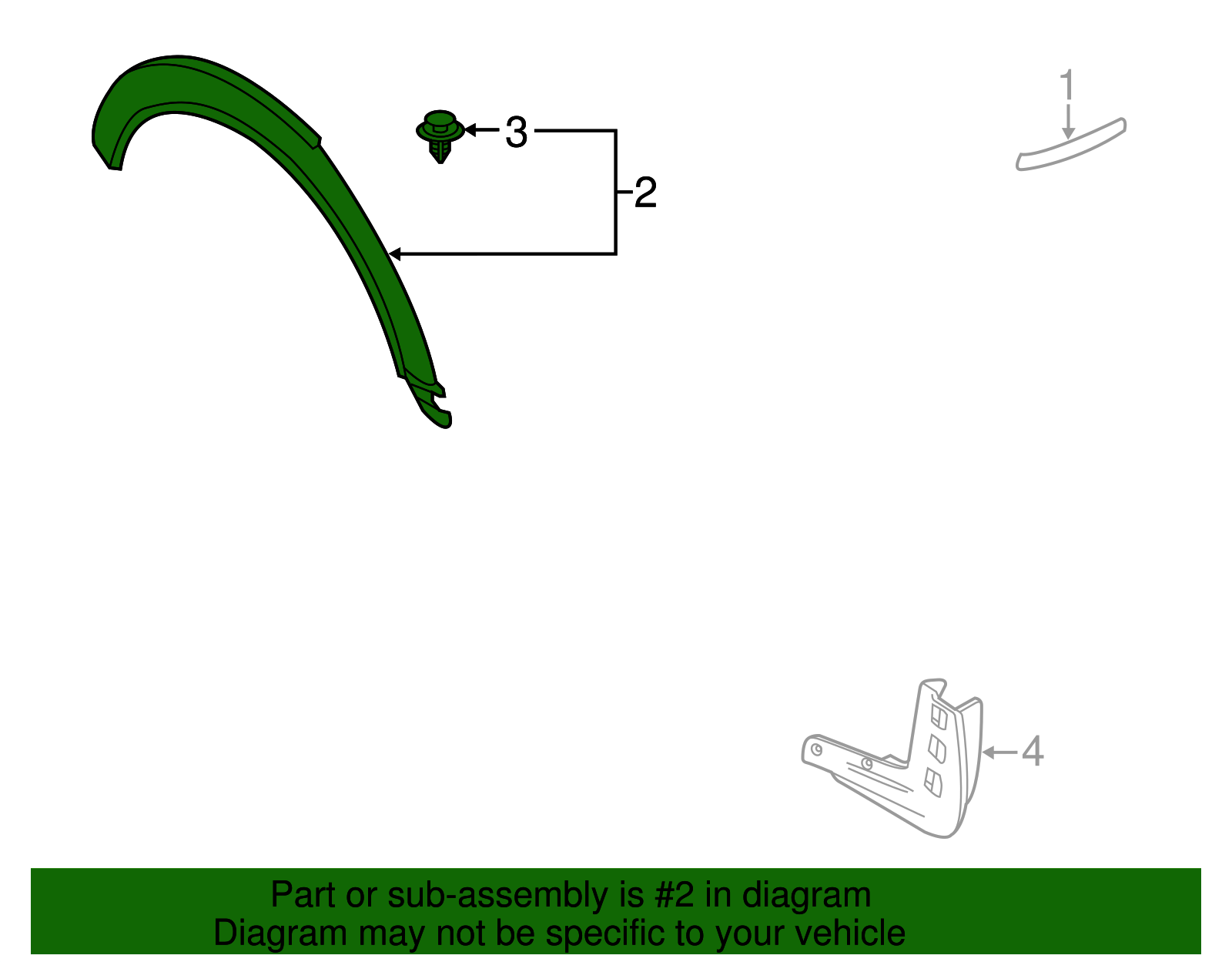 51-77-7-376-870 - Cover, wheel arch, front right 2015-2021 Mini Cooper ...